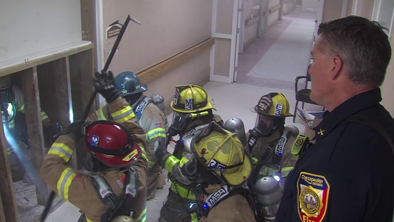 Chesapeake VA Firefighters Training Donated Building - Firefighter ...
