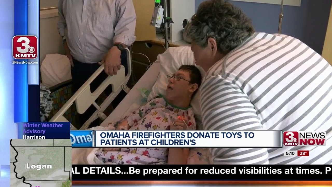 Omaha Firefighters Bring Gifts to Kids in Children's Hospital | Firehouse
