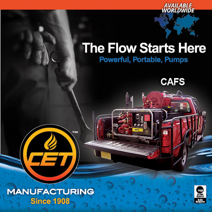 CAFS (Compressed Air Foam System) From: CET Fire Pumps Mfg. | Firehouse