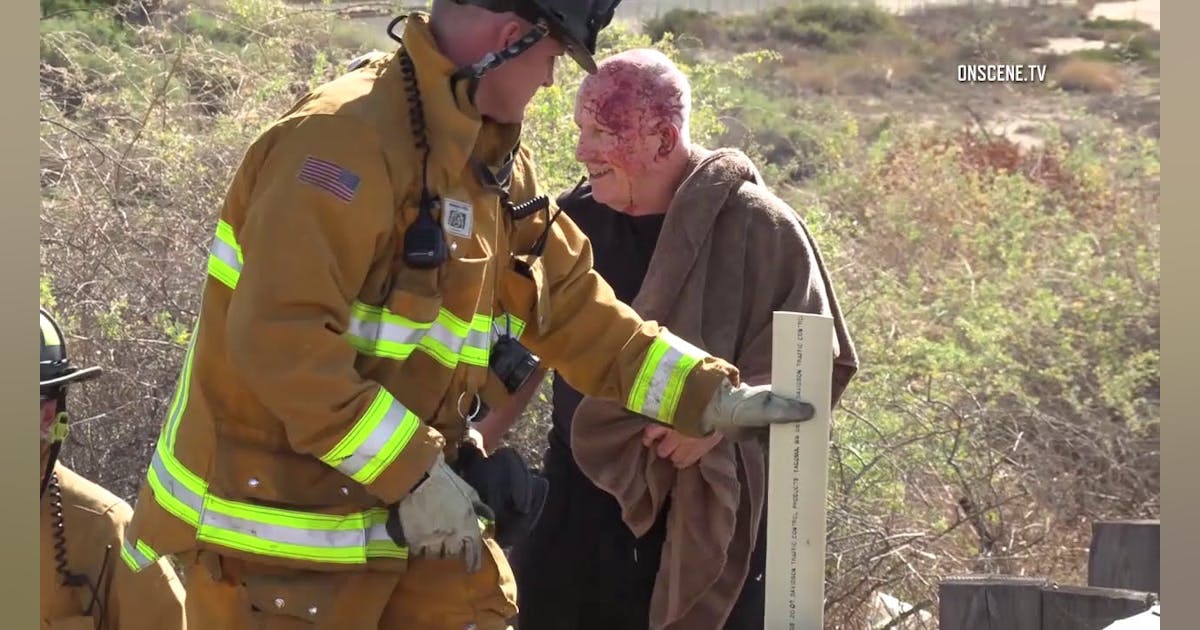 Video Shows Ca Firefighters Assisting Vehicle Crash Victim Firehouse