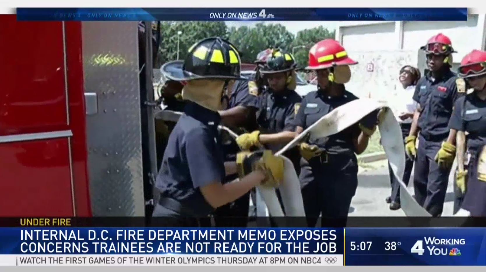 Internal Memo DC Fire Rescue Trainees Not Ready - Firefighter Video ...