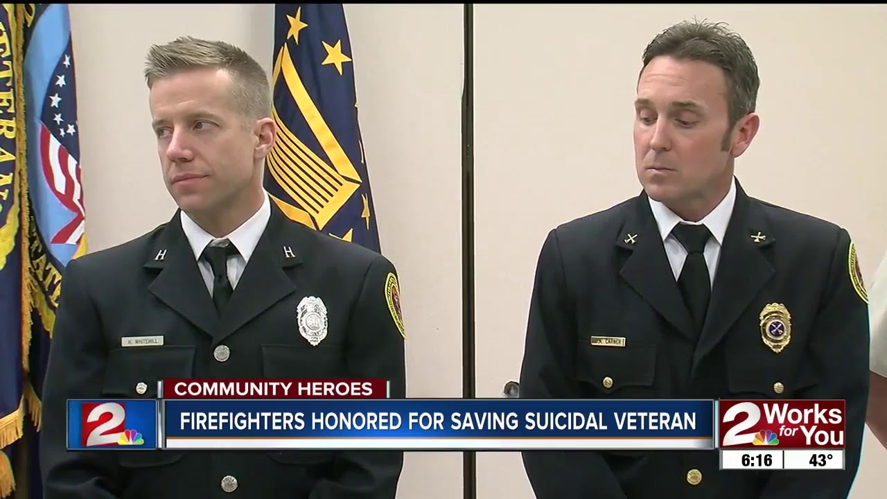 Tulsa OK Firefighters Honored Save Suicidal Veteran - Firefighter Video ...