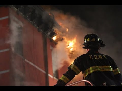 FDNY East Harlem Fourth Alarm Fire Firefighters Raw | Firehouse