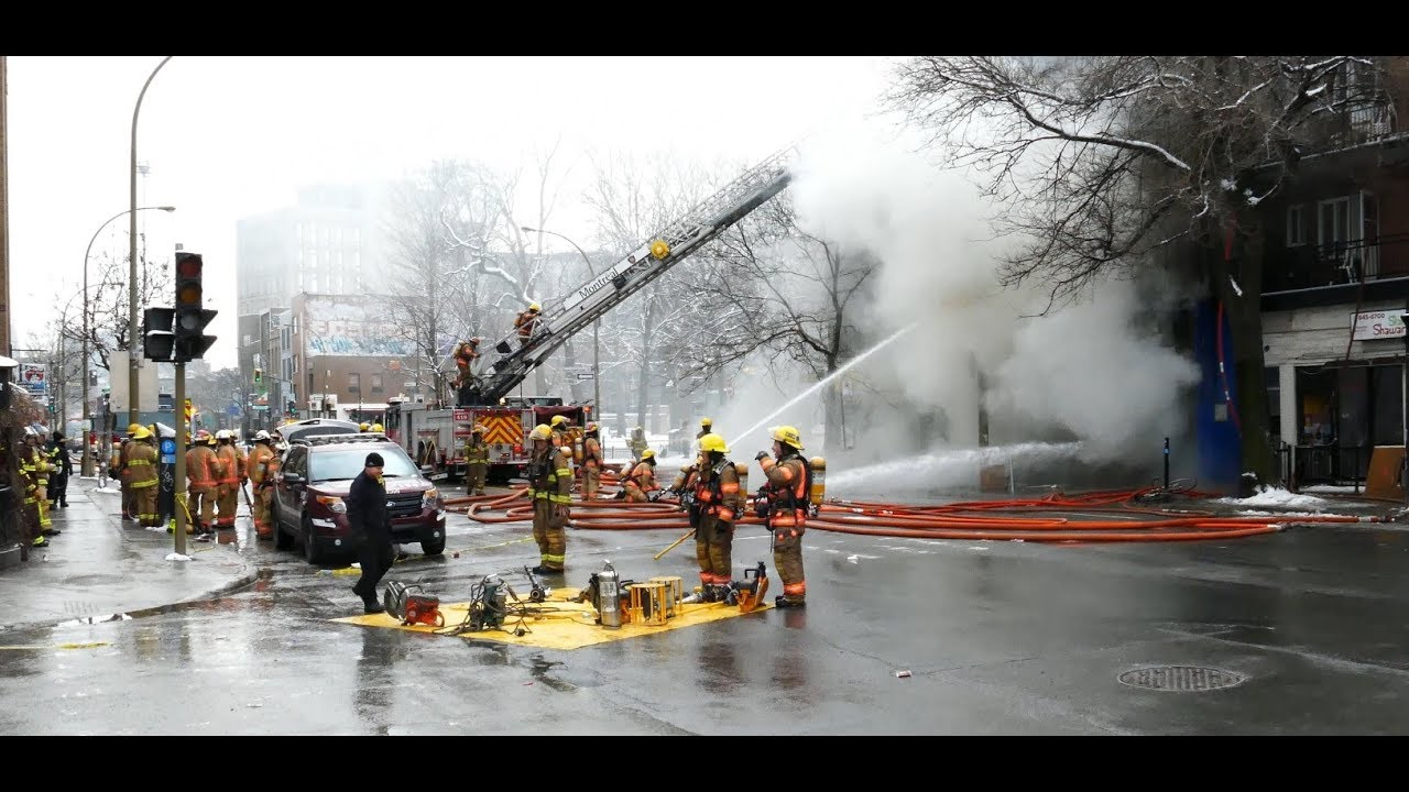 Montreal Quebec Firefighters Restaurant Fire | Firehouse