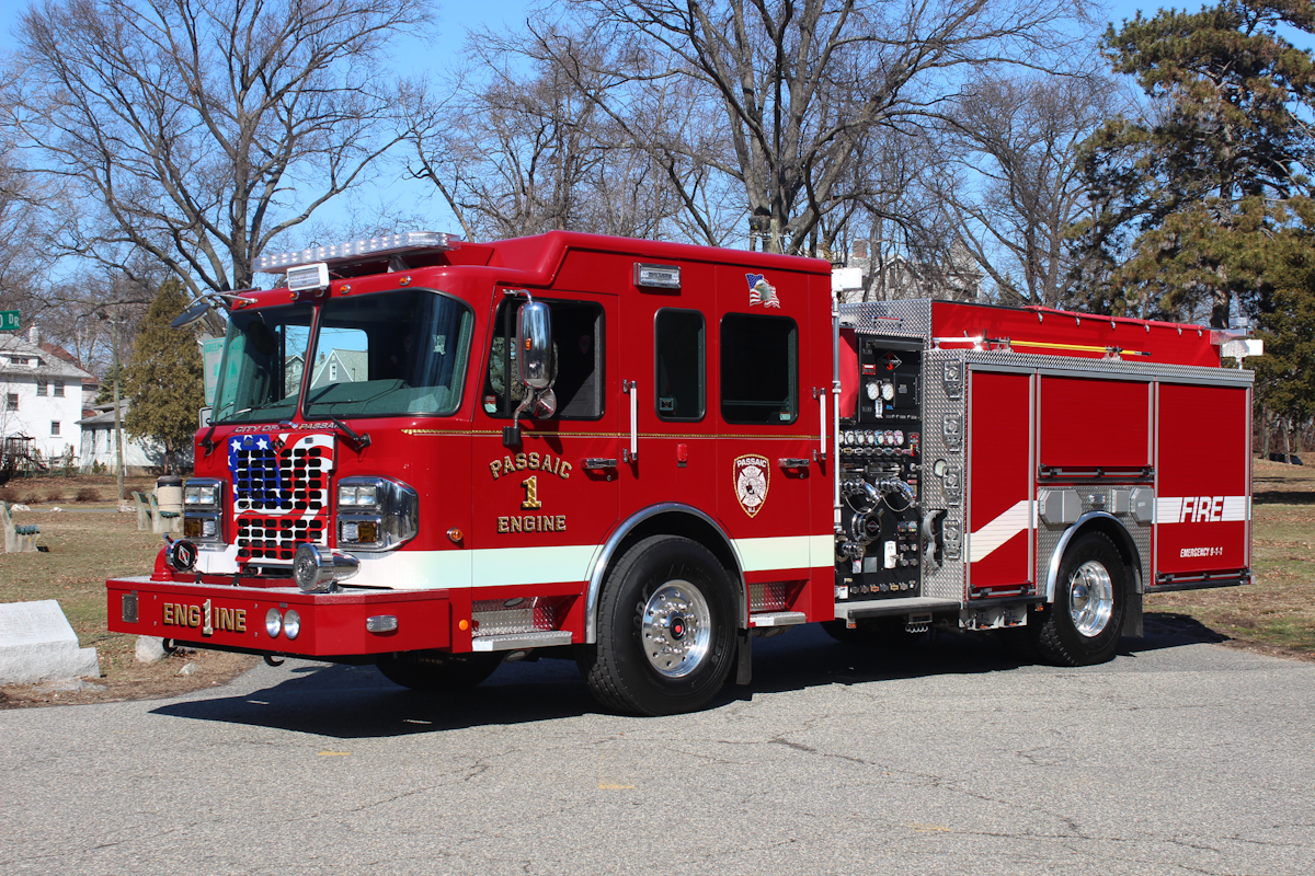 Passaic Nj Fire Dept Puts New Engine Built By Spartan Erv In
