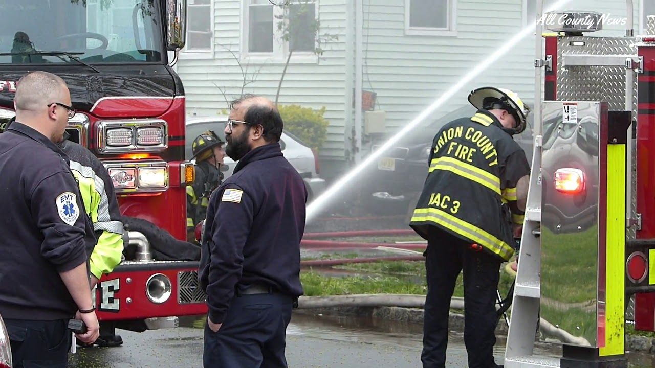 Springfield Union County NJ Firefighters House Fire Raw | Firehouse