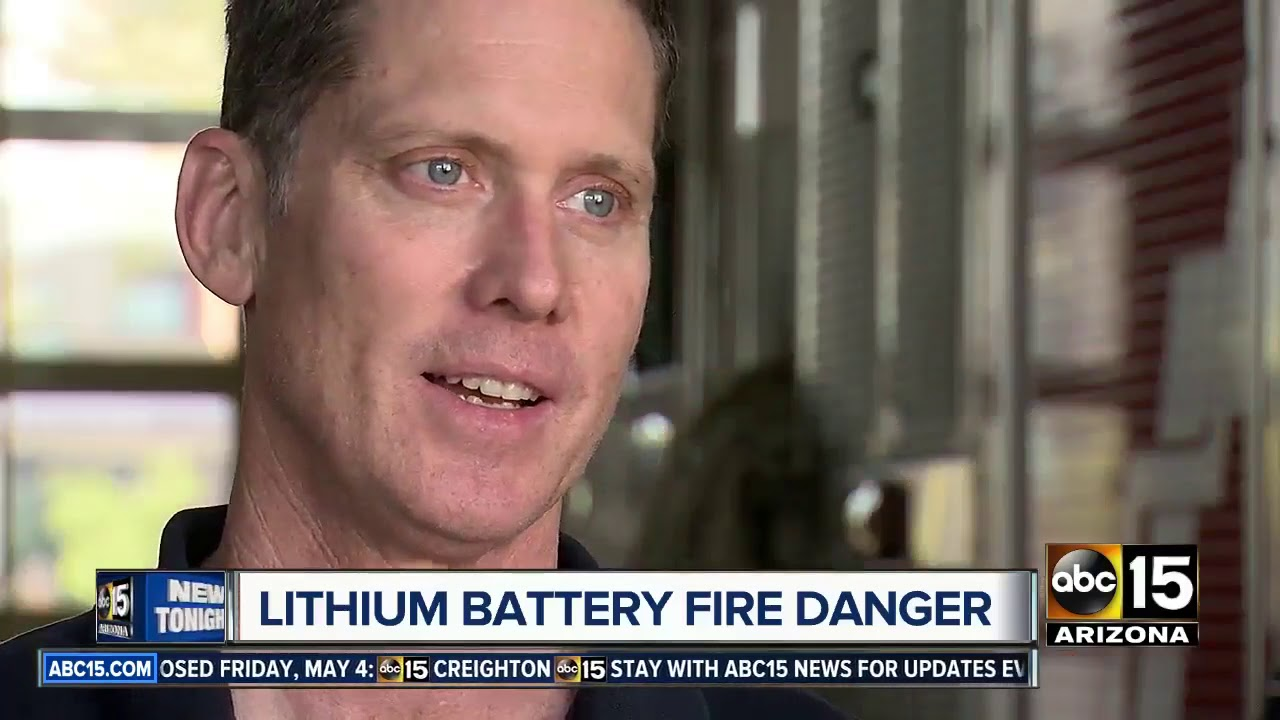 Phoenix Firefighters Lithium Battery Fire Danger News | Firehouse