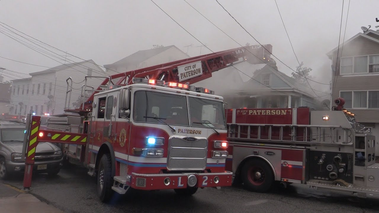 Paterson NJ Firefighters Tackle Smoky House Fire News | Firehouse