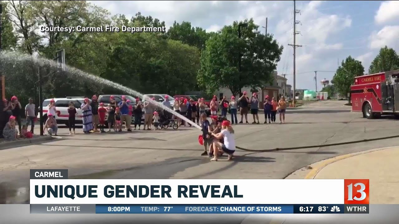 IN Firefighter Stages Unique Baby Gender Reveal -- Firefighter News ...