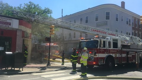 Cambridge MA Firefighters Commercial Structure Fire Raw News | Firehouse