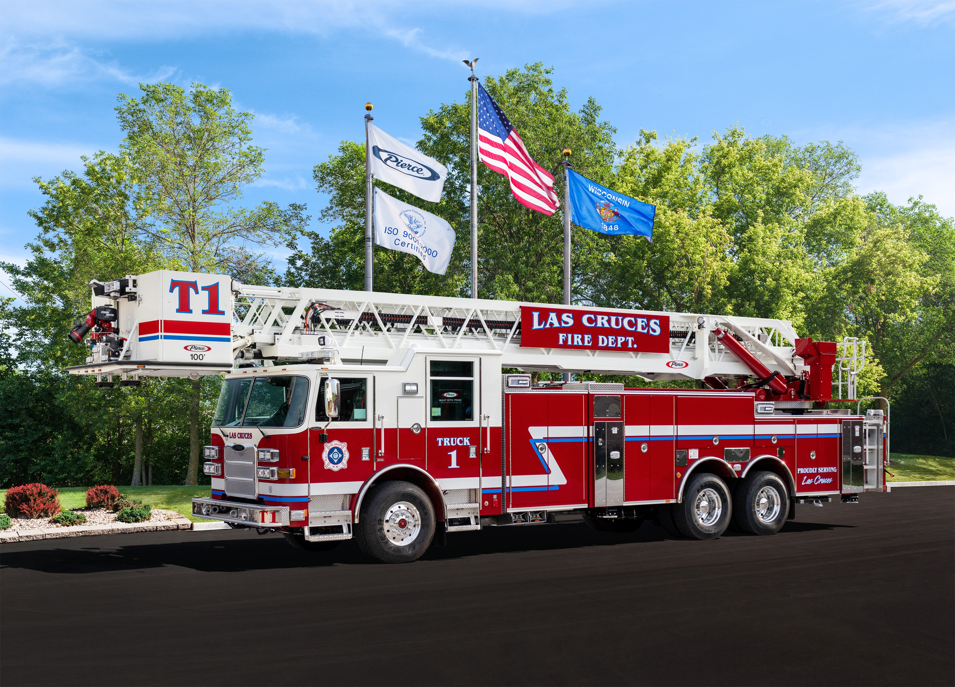 Las Cruces, NM, Fire Dept. Puts 100-foot Aerial Platform Built by ...