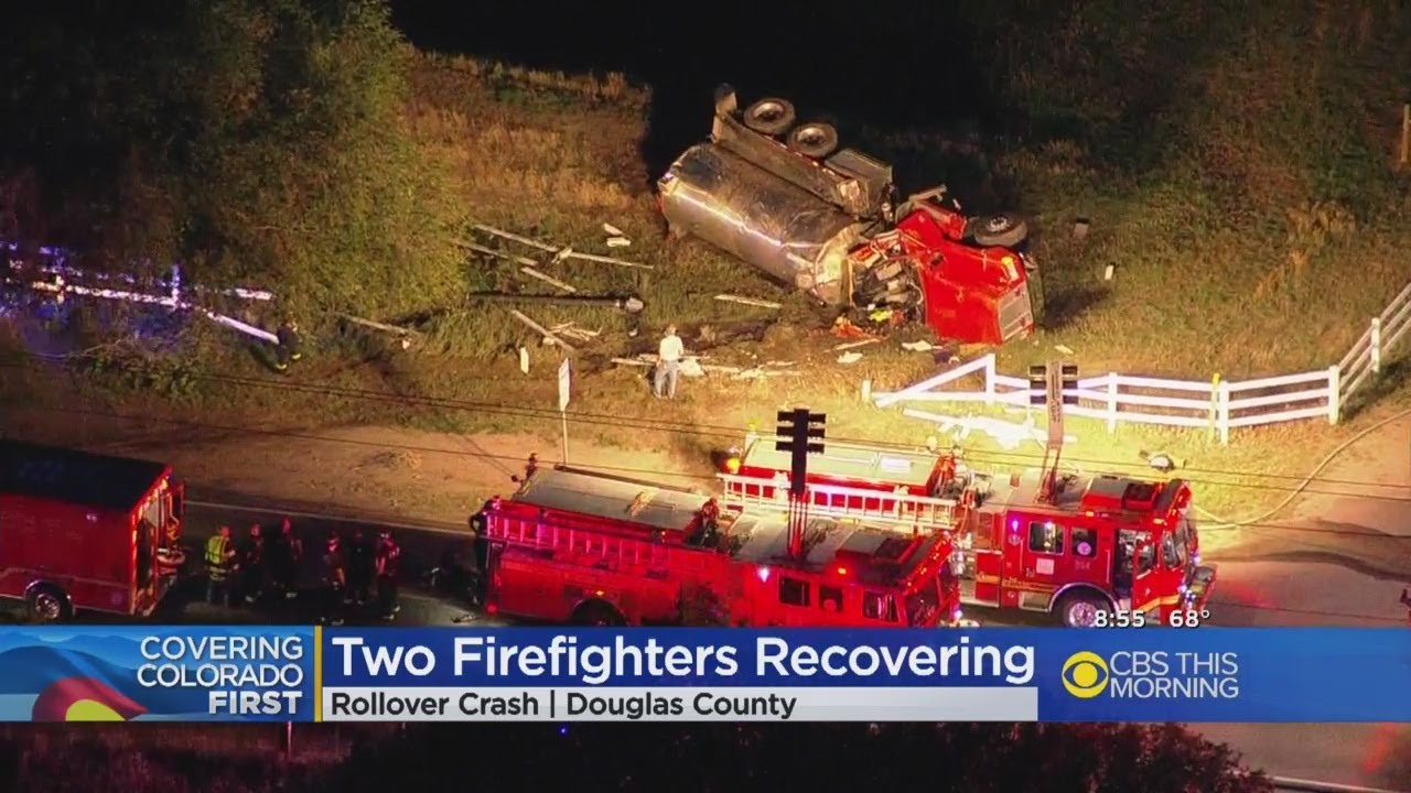 Two CO Firefighters Injured in Tanker Rollover | Firehouse