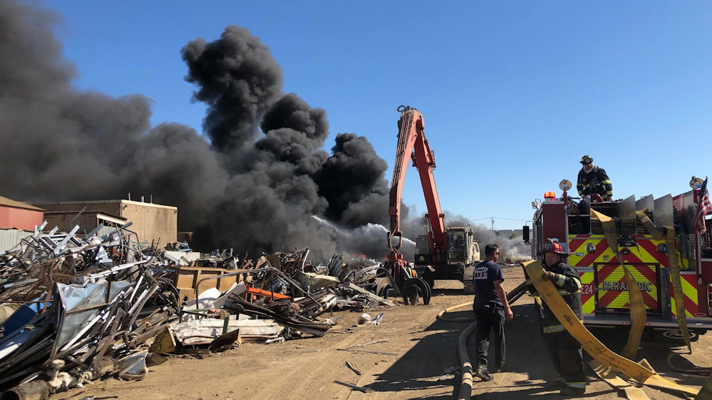 Tesla Found Burning in CA Junk Pile | Firehouse