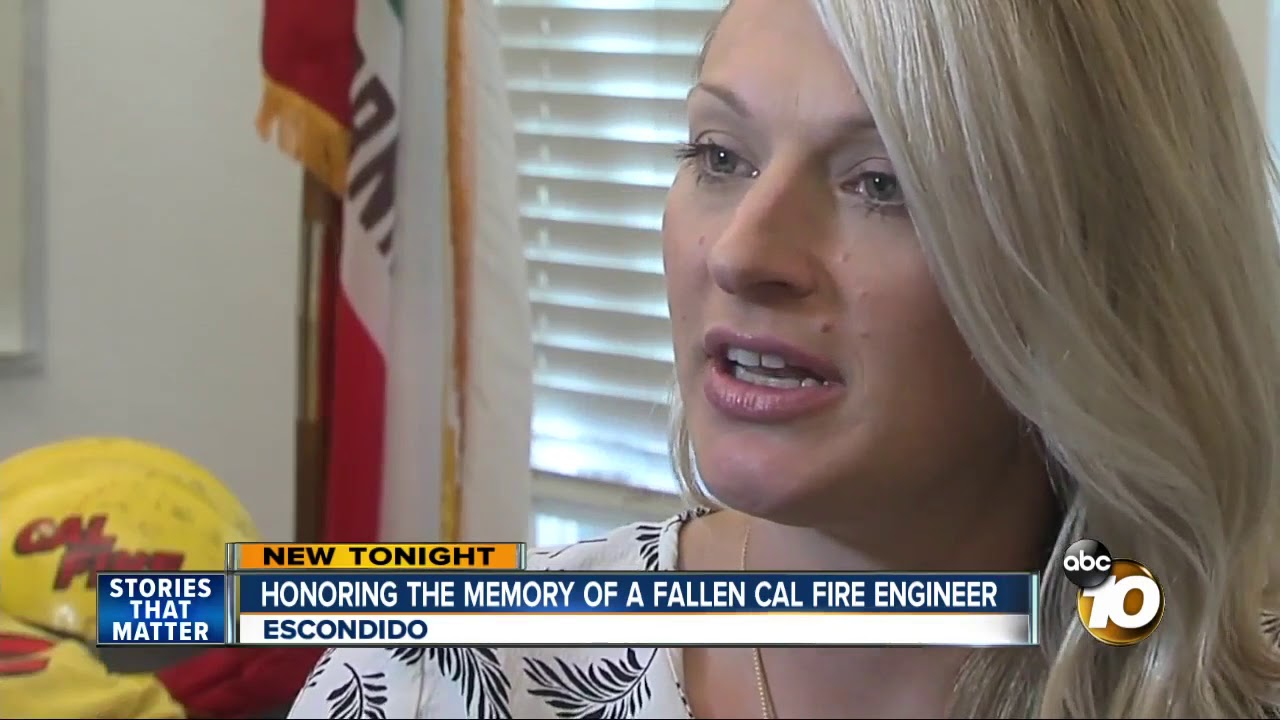 Cal Fire San Diego Firefighter Cory Iverson Widow Starts Charity ...