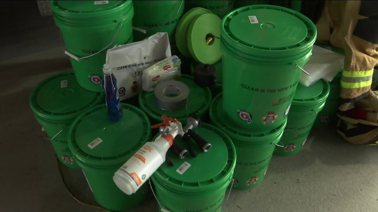 FL Fire Marshal Jimmy Patronis Distributing Decon Kits Firefighters ...