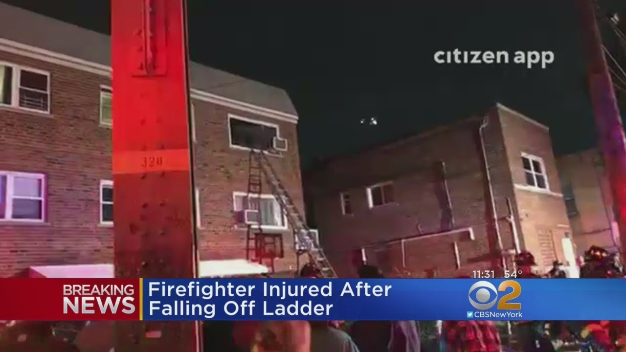 FDNY Firefighter Survives 30-Foot Fall Off Ground Ladder | Firehouse
