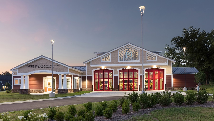 Plans And Photos Fire Station - Henrico County, VA, Fire House #19 ...