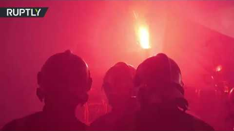 Lyon France Firefighters Hold Massive Protest To Demand Higher Wages ...
