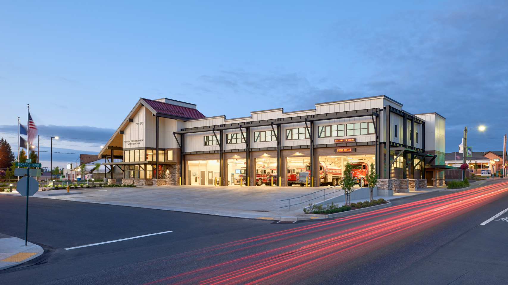 Sandy OR Fire Main Station Design Renovation 2018 Award Firefighters ...