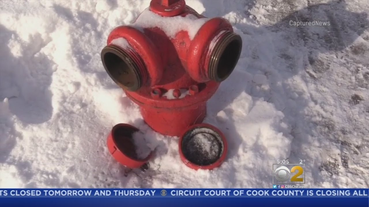 Chicago Fire Department Sub Zero Plan Artic Air Frozen Hydrant ...