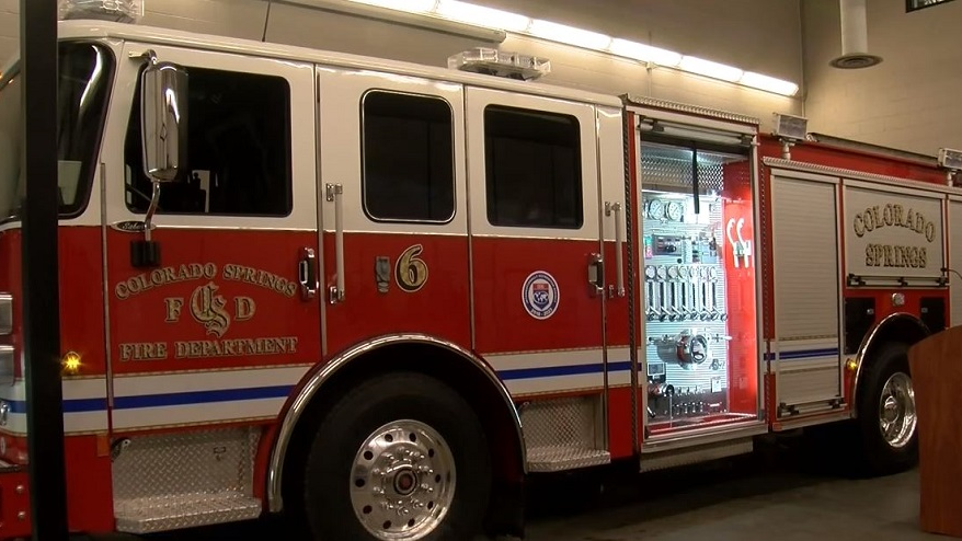 Colorado Springs Fire Department Unveils New Pumper Trucks Firefighters ...