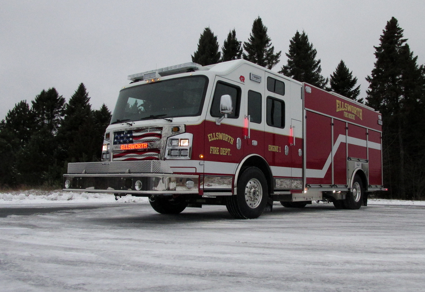 Ellsworth, WI, Fire Dept. Gets New Custom Pumper Built by Rosenbauer ...