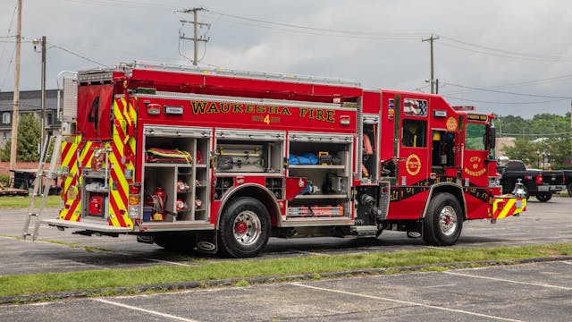 Fire Truck Firefighter Rescue Rig Tool Compartments Design Access ...