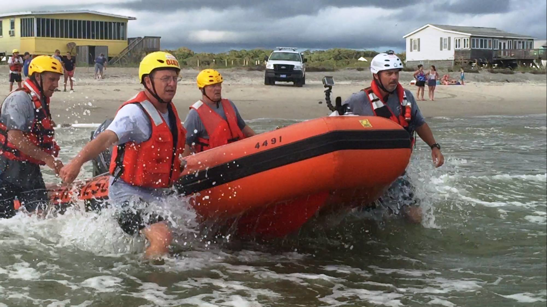 For Oak Island NC Water Rescue Volunteers, Best Feeling Comes after ...