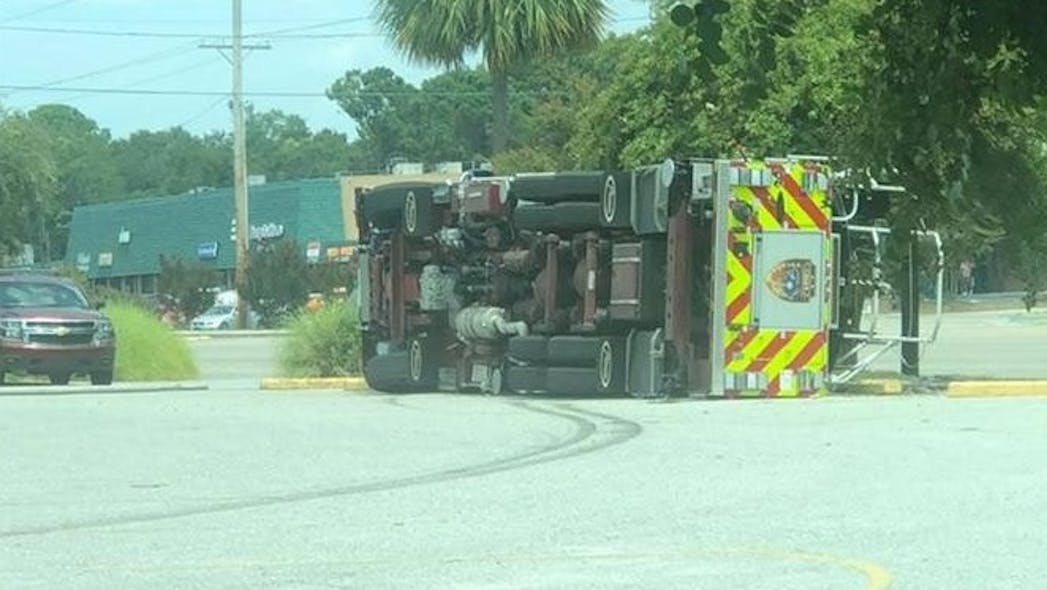 SC Apparatus Rolls Over During Training | Firehouse