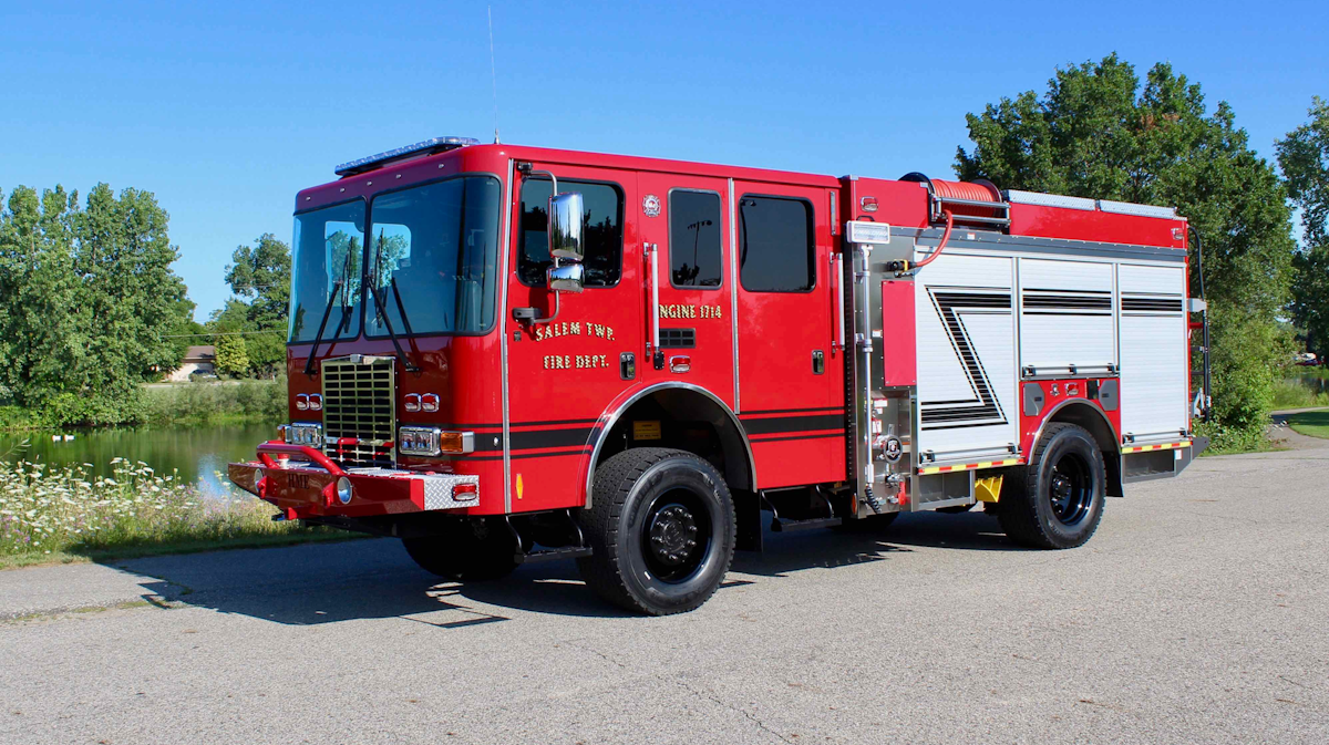 Salem Township, MI, Fire Dept. Takes Delivery of a Wildland Urban ...