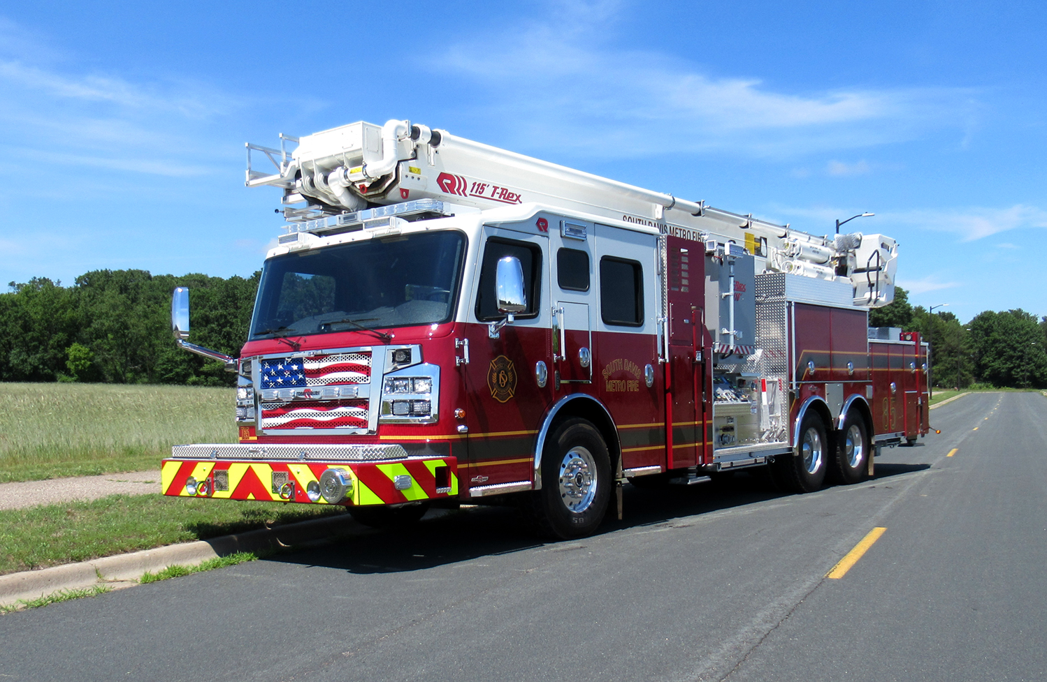 South Davis Metro Fire, Bountiful, UT, Gets 115-foot Aerial Built by ...