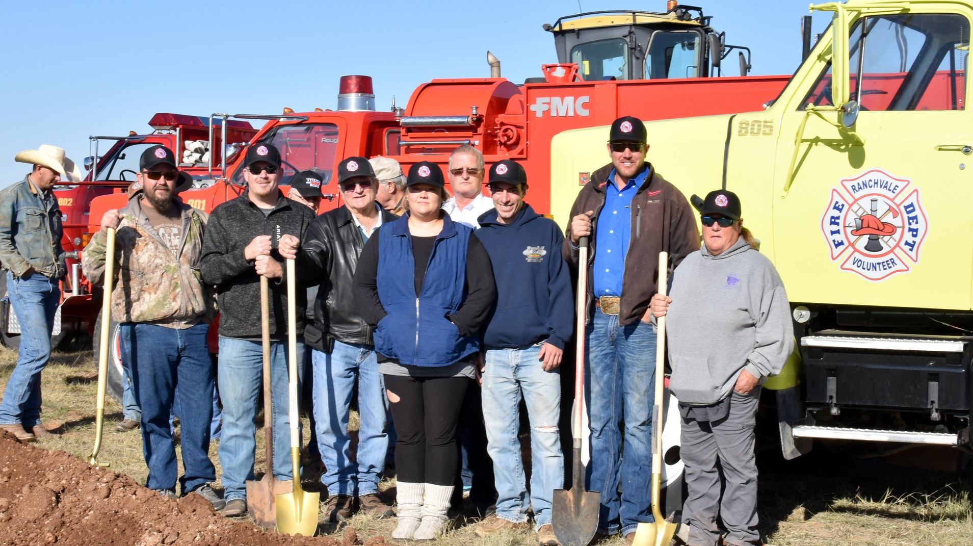 Volunteer Ranchvale NM Firefighters Break Ground on New Fire Station ...