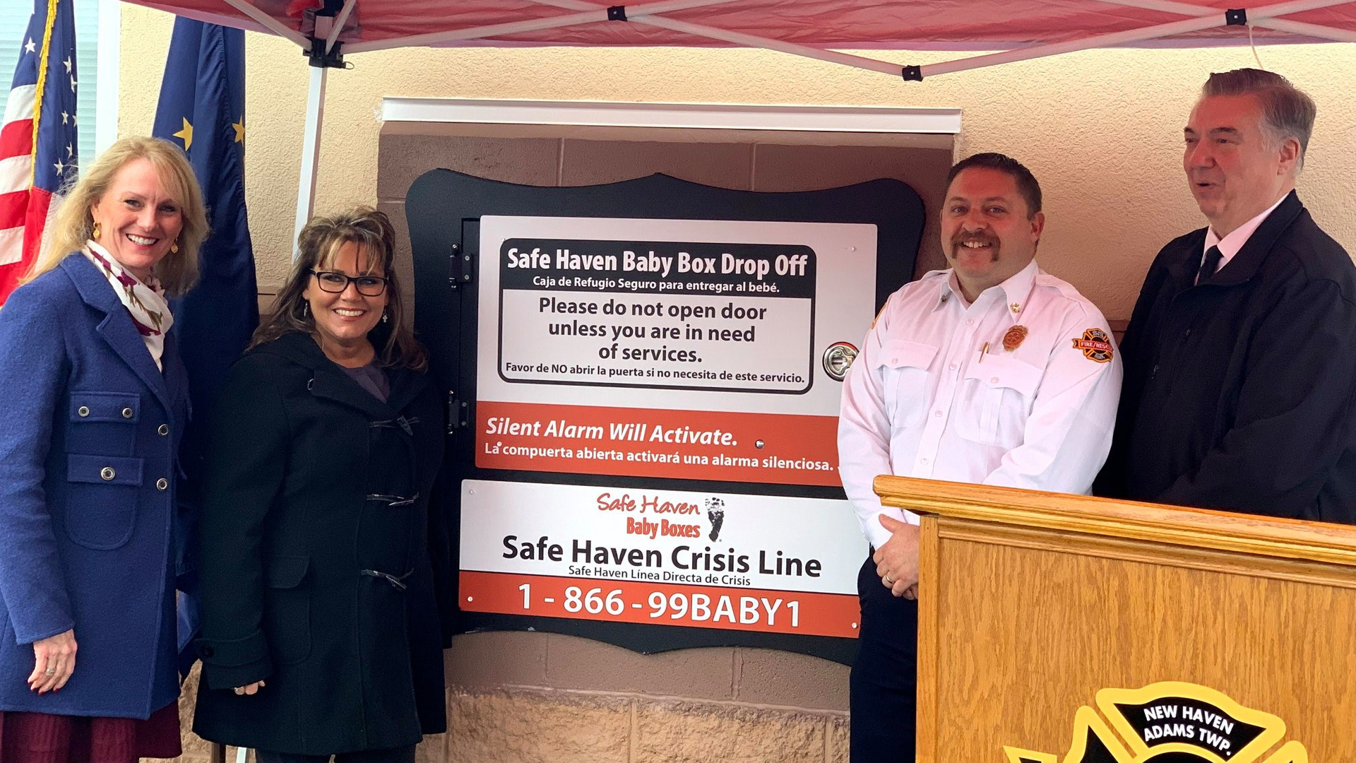 Two More IN Fire Departments Add Safe Haven Baby Boxes Firefighters New ...