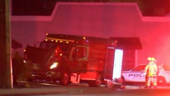 Collision with FL Ambulance Causes SUV to Roll over | Firehouse