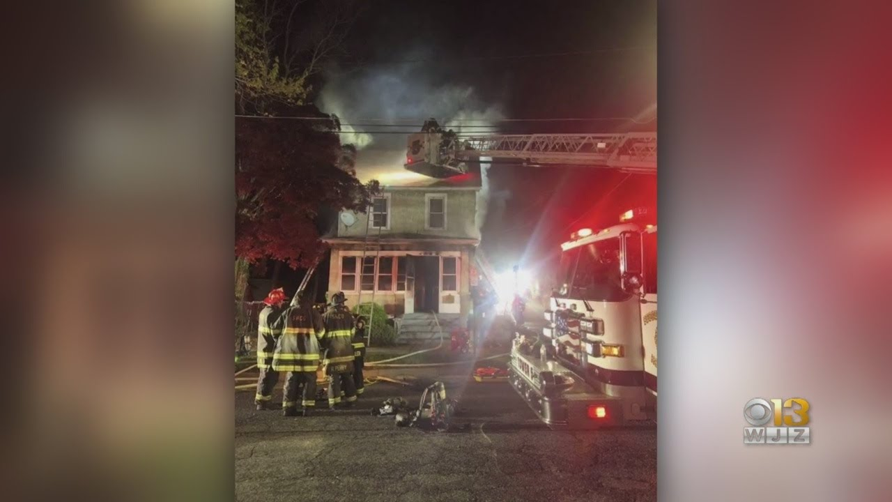 MD Firefighter Injured Battling Two-Story House Blaze | Firehouse