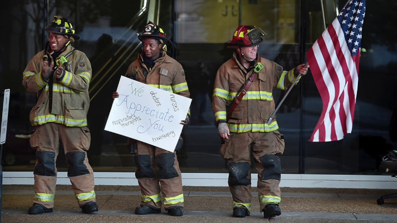Watch GA Firefighters Supporting Health Care Workers | Firehouse