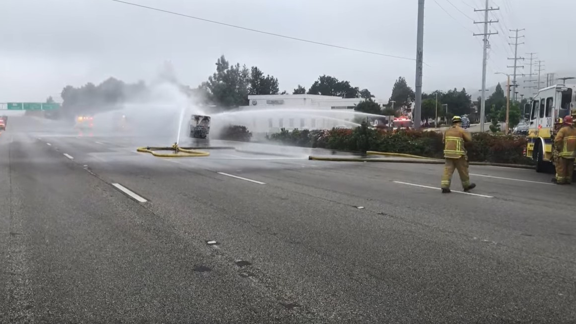 CA Firefighters Extinguish Propane Truck Blaze | Firehouse