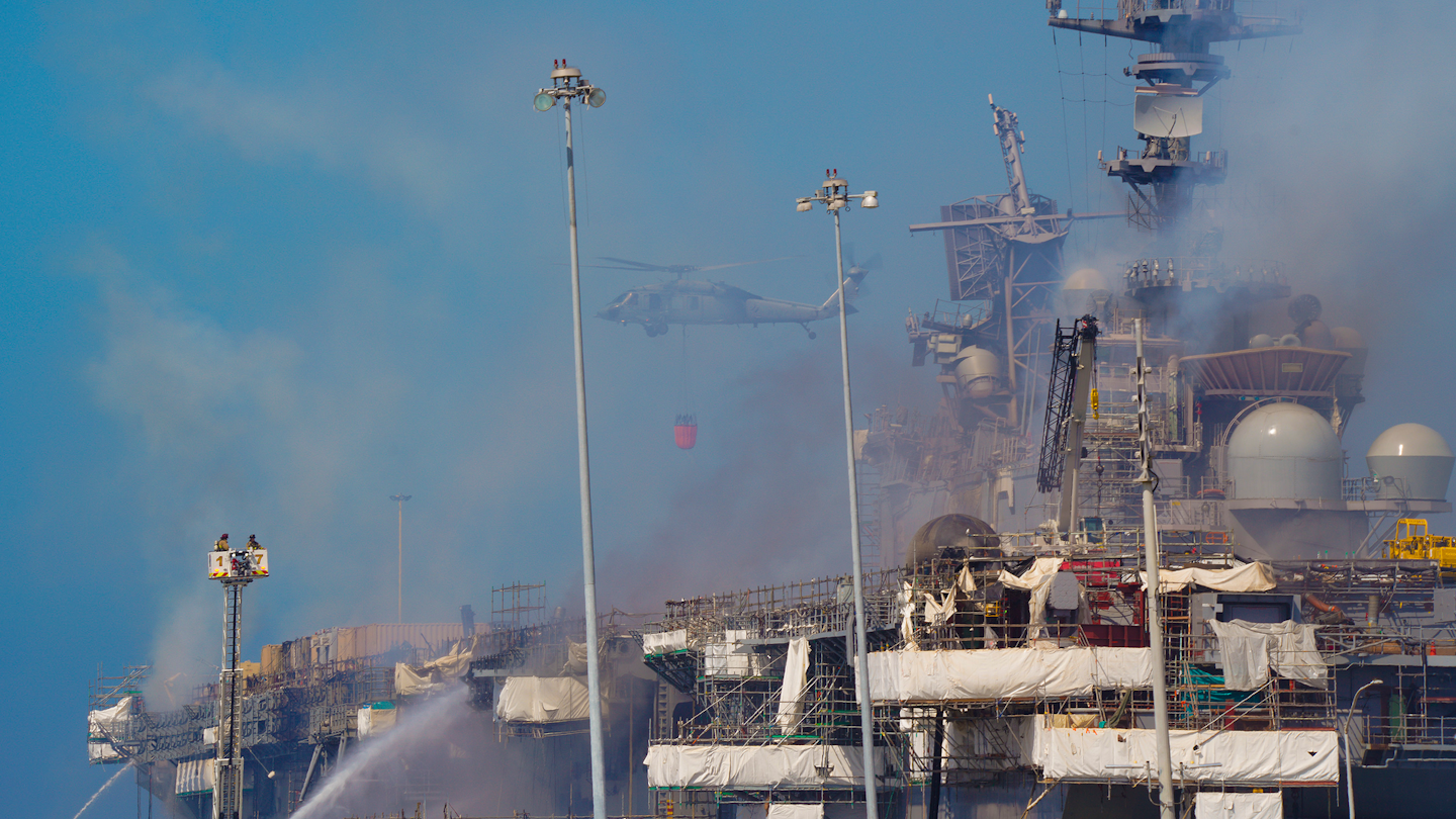 After Four Days, Firefighters Finally Extinguish Burning Navy Ship in ...