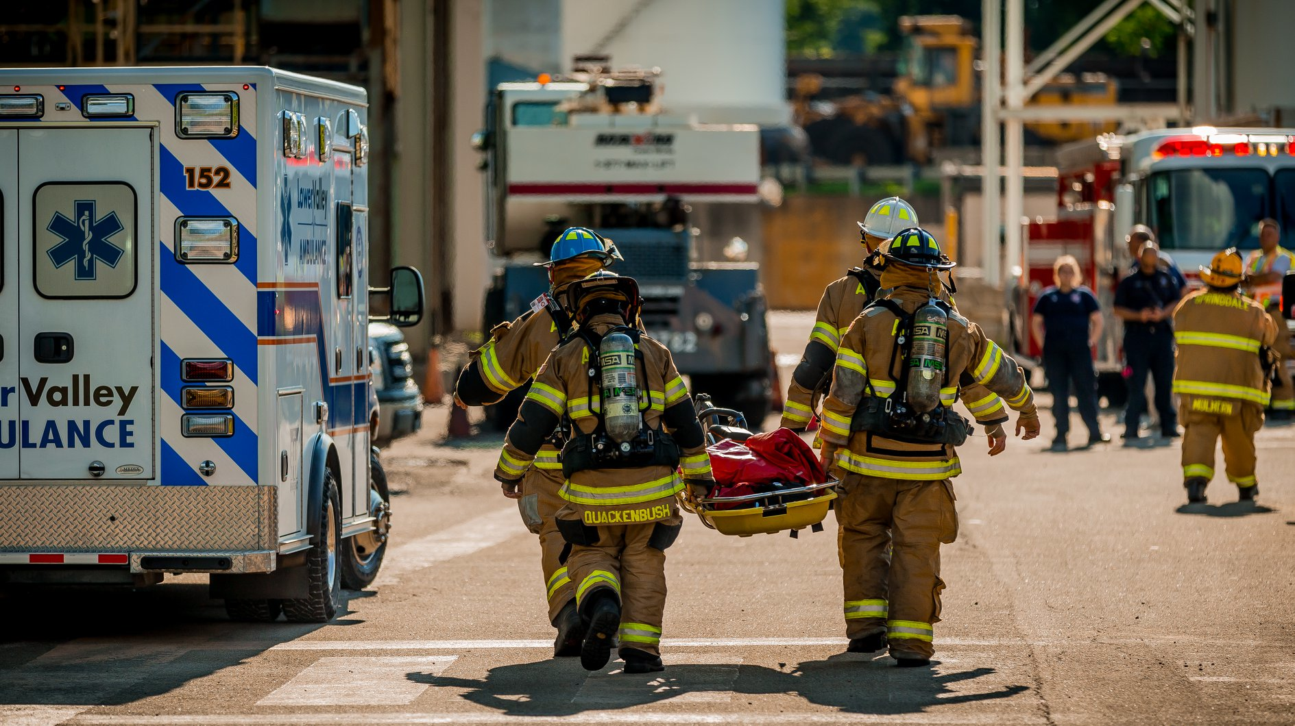 Power Plant Blaze Sends PA Firefighter to Hospital | Firehouse