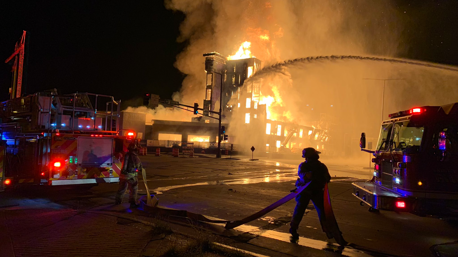 Massive Fire Partially Collapses $69M MN Complex Under Construction ...