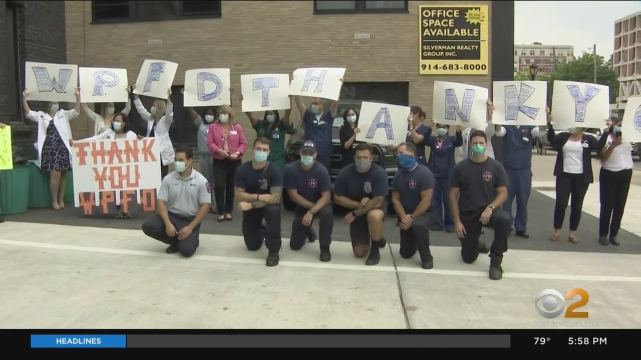 NY Hospital Workers Thank Firefighters for Pandemic Support | Firehouse