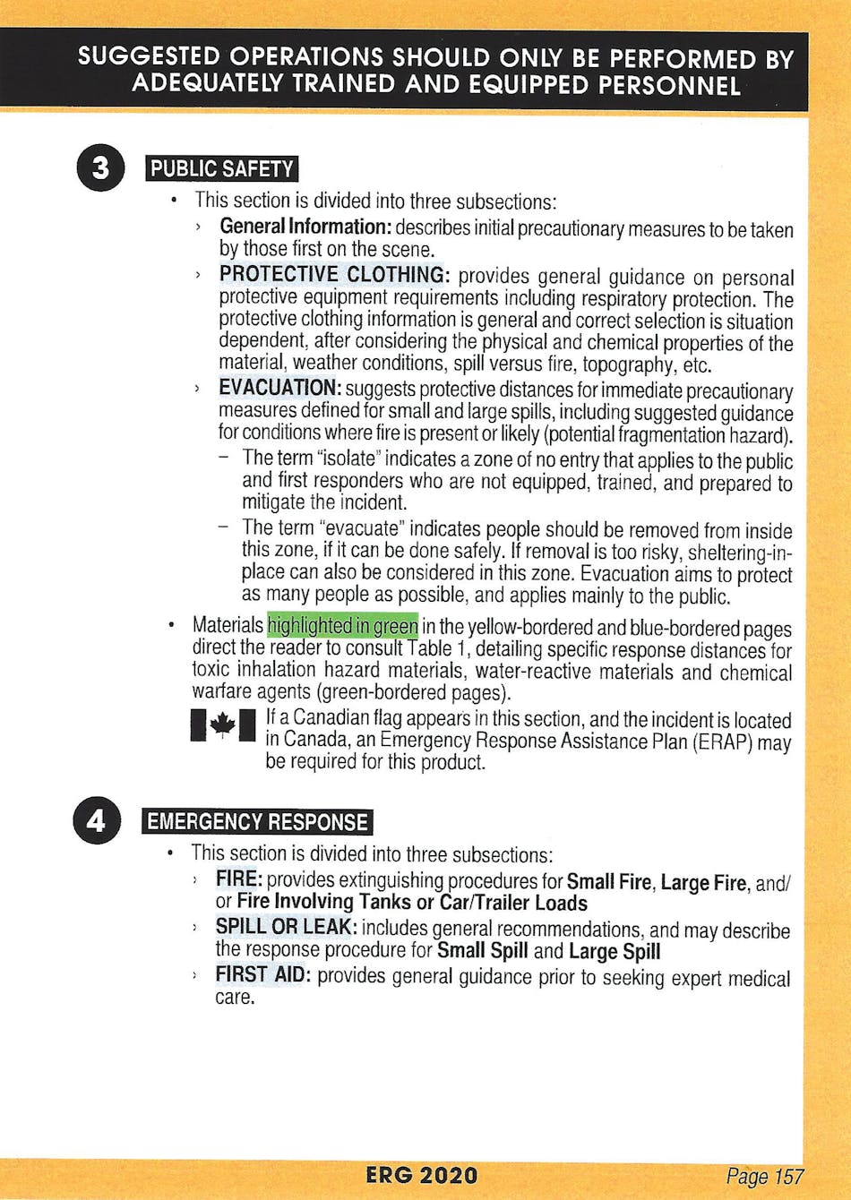 Hazmatology: 2020 Emergency Response Guidebook | Firehouse