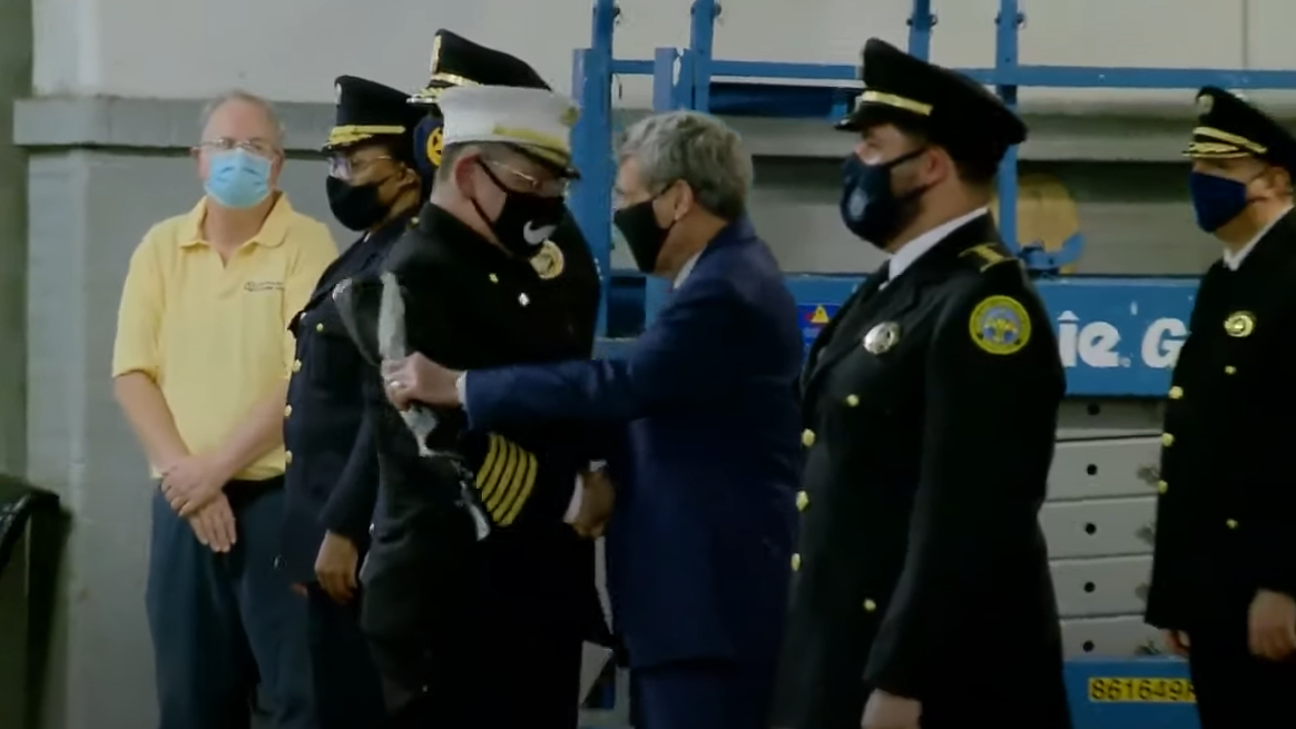 Watch Retiring New Orleans Fire Chief Take Final Walk | Firehouse