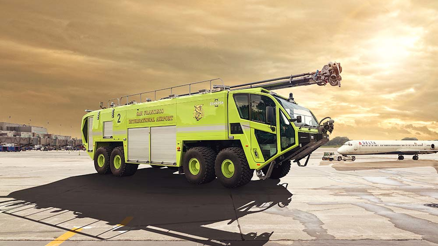 SFFD's Airport Division Takes Delivery of Three Oshkosh Striker 8x8 ...