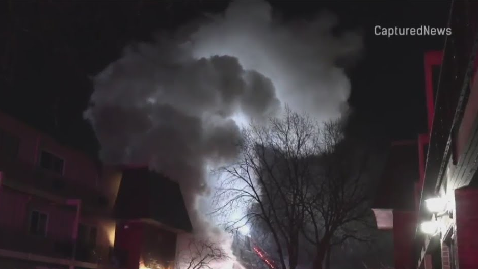 IL Firefighter Injured Battling Apartment Building Fire | Firehouse