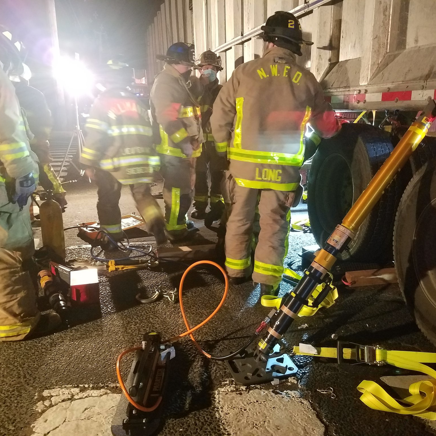 CT Firefighters Free Person Trapped Under Tractor-Trailer | Firehouse
