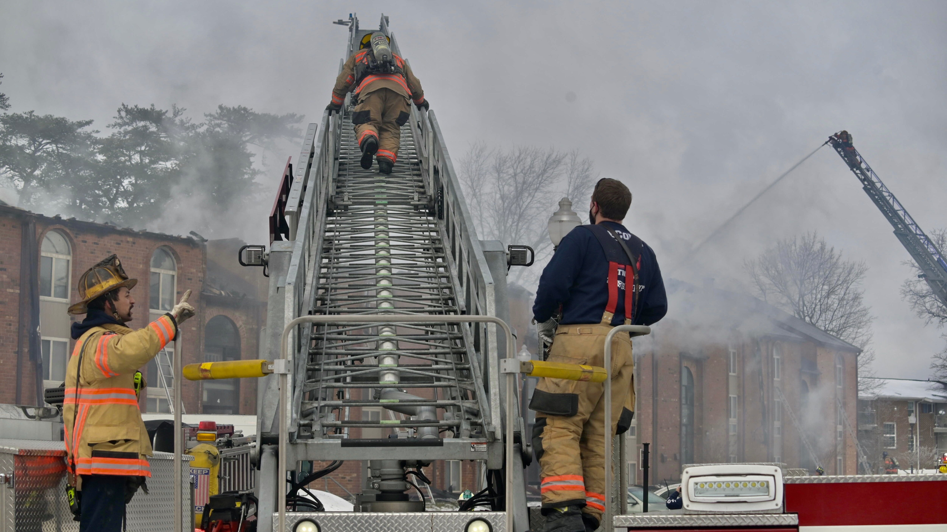 Frozen Hydrants at Apartment Fire Hamper MD Firefighters | Firehouse
