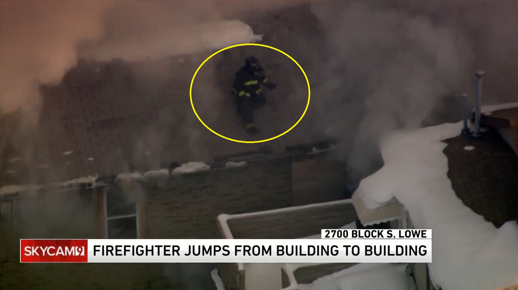 Video Shows Chicago Firefighter Jump from Roof | Firehouse