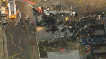 Collapsing Wall Nearly Hits NJ Firefighters During 3-Alarm Fire | Firehouse