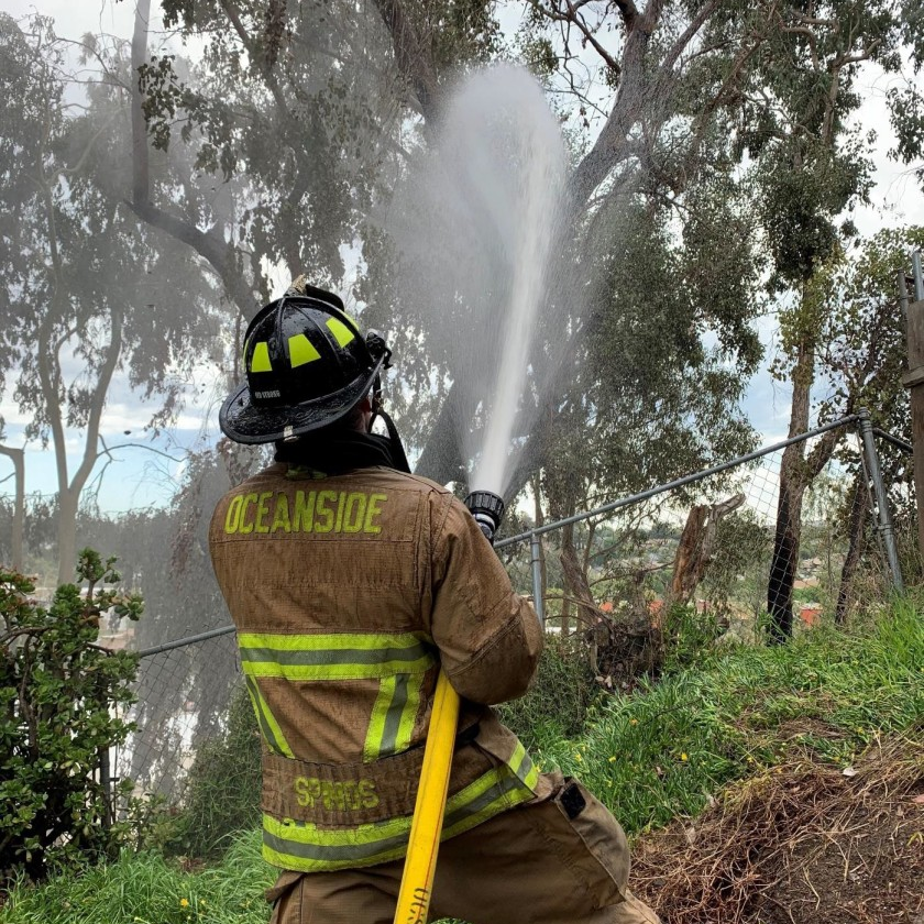CA Firefighters Spot Lightning Strike That Ignites Brush Fire | Firehouse